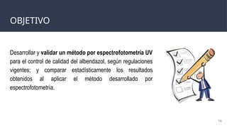 ESPECTROSCOPIA ULTRAVIOLETA Y VISIBLE RANGO | PPTX