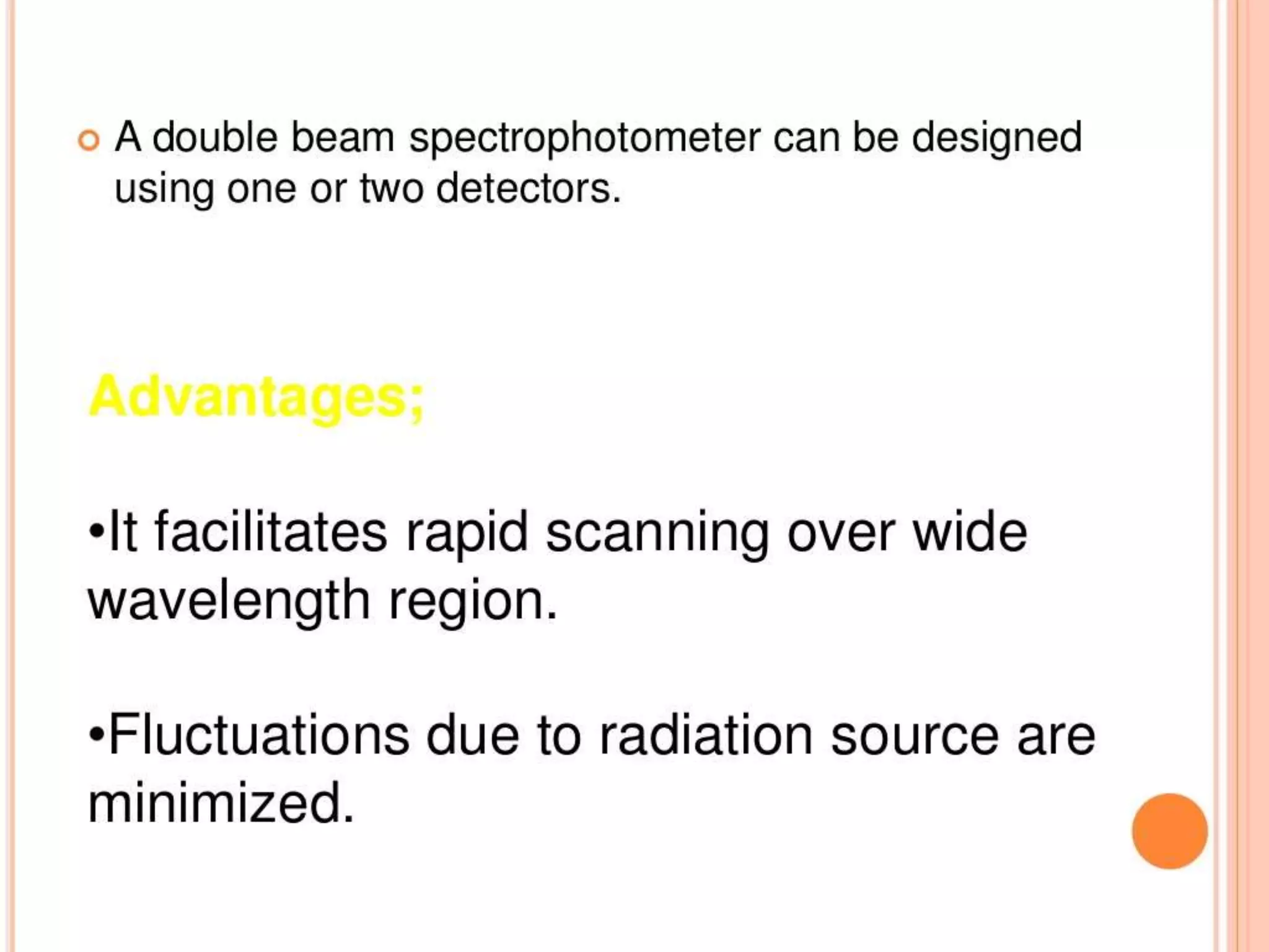 Uv visible instrument types | PPTX | Physics | Science