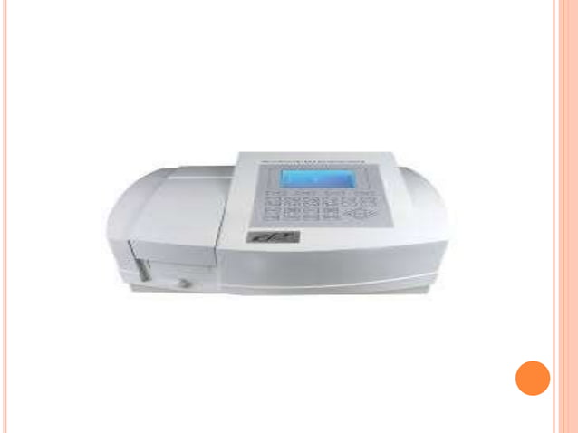 Uv visible instrument types | PPTX