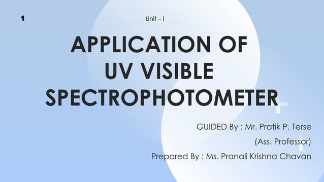 UV VISIBLE SPECTROPHOTOMETER ( IMA) .pptx