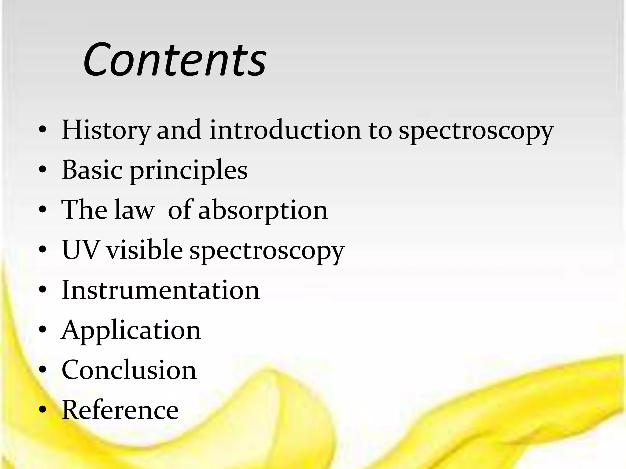 Uv visible spectroscopy | PPTX
