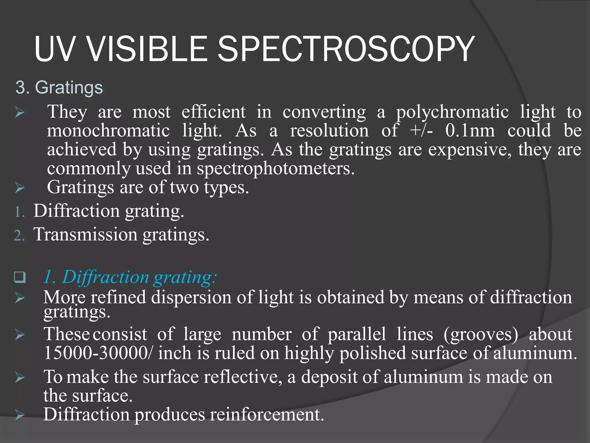 Uv visible spectroscopy | PDF
