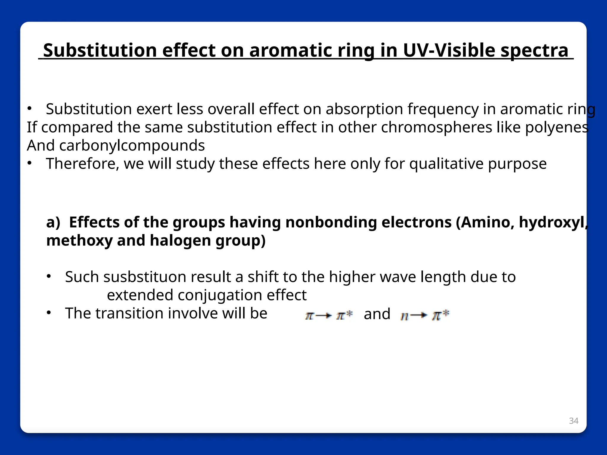 UV visible spectroscopy in analytical chemistry | PPTX