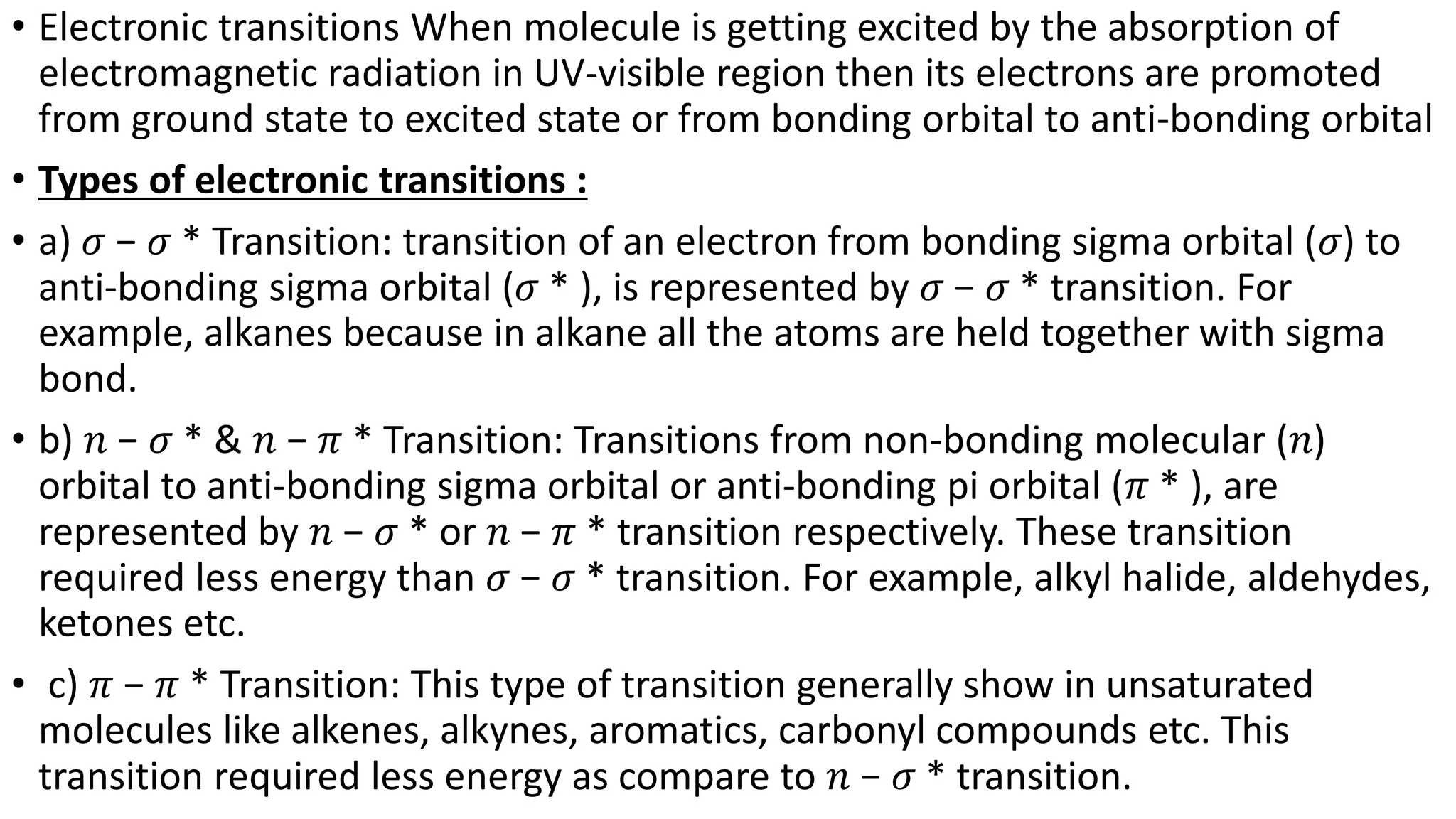 Uv And Visible Spectroscopy Ppt 1 Pptx