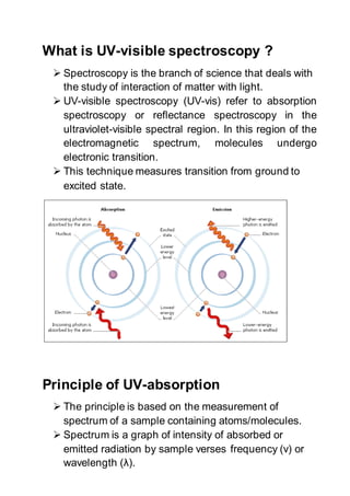 Uv vis poster content ice ii | DOCX | Chemistry | Science