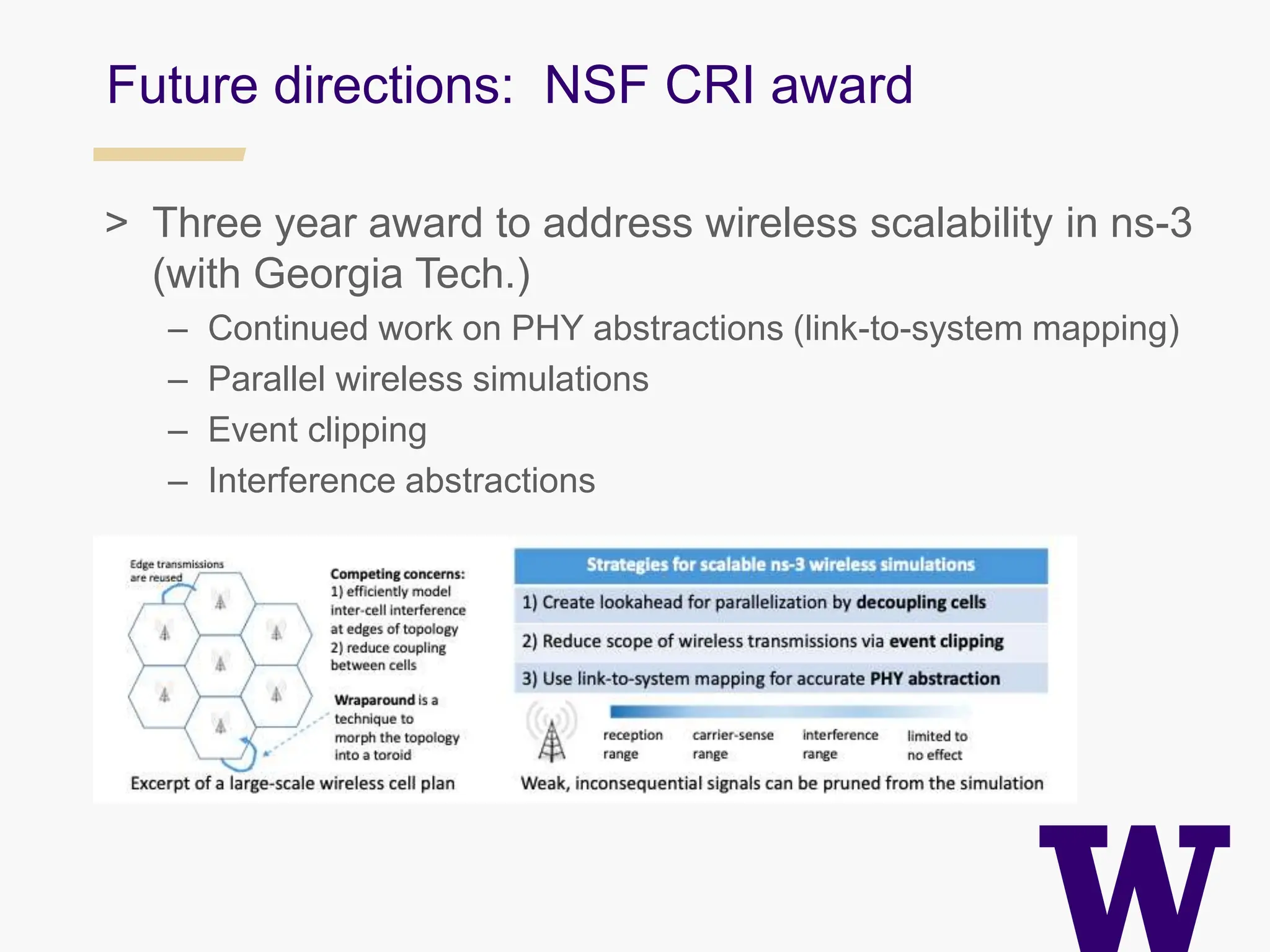 UW FunLab: ns3 based WiFi Network Performance Evaluation | PPT