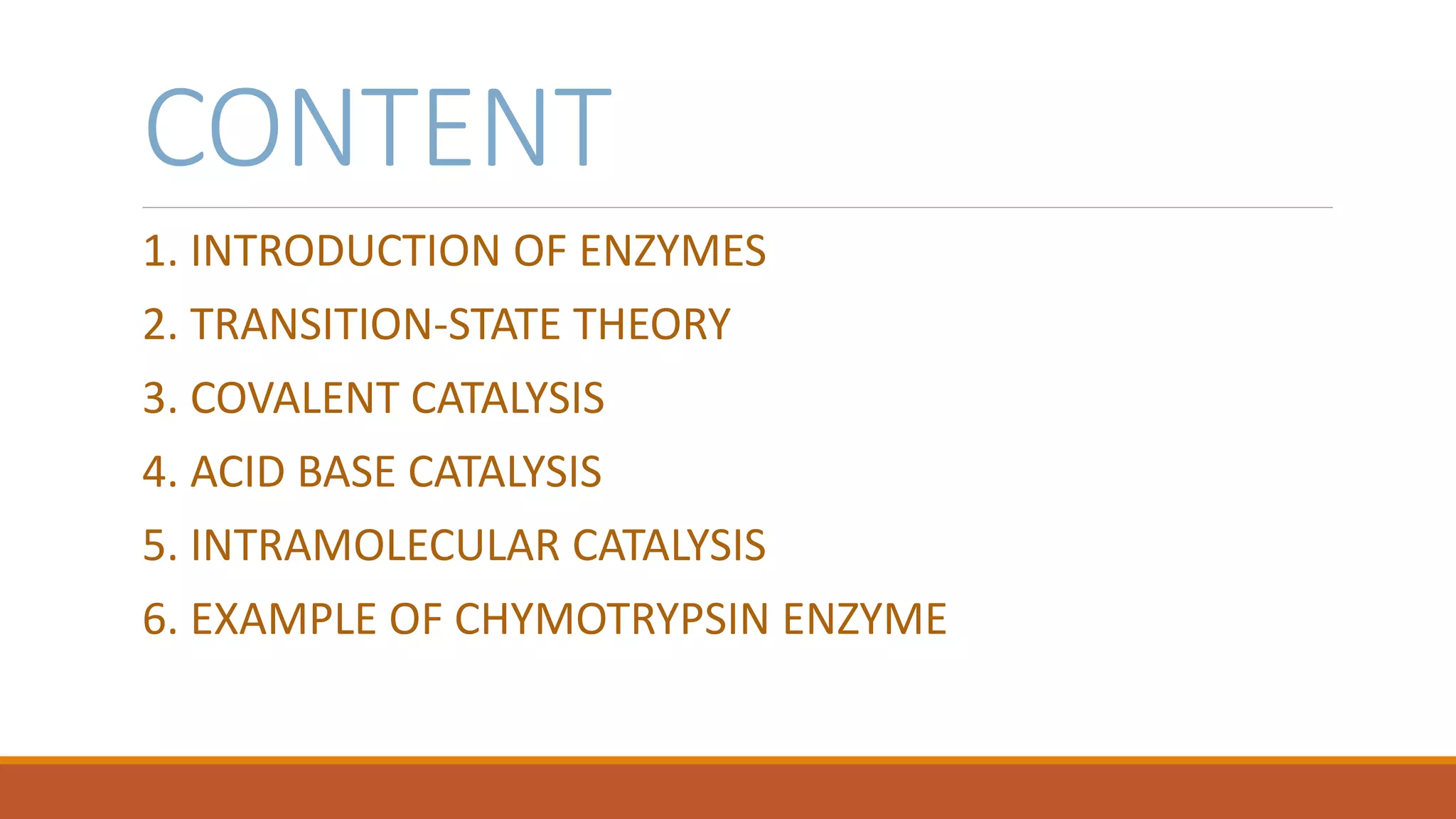 Mechanism of enzyme action | PPTX