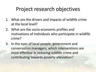 Uganda Wildlife Authority research overview | PPTX