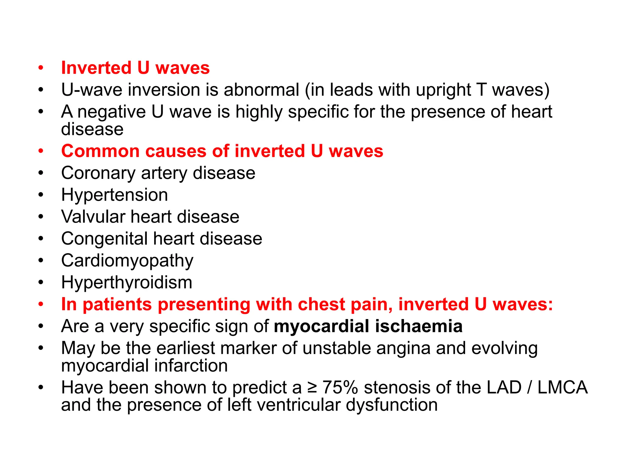 U WAVE IN ECG AND ITS ABNORMALITIES IN ECG | PPTX