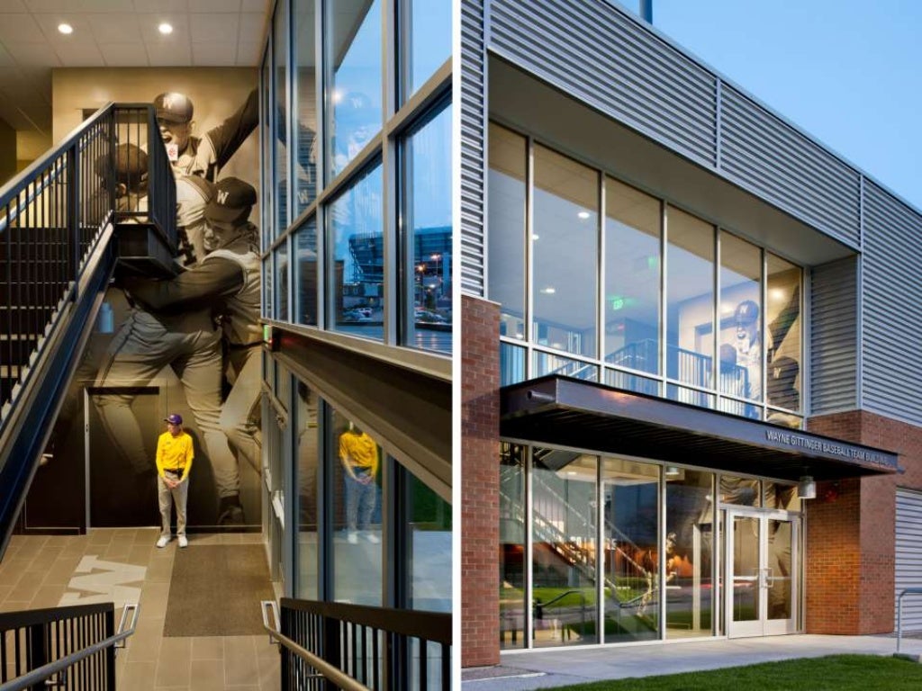 UW Team Baseball Building : Environmental Graphics