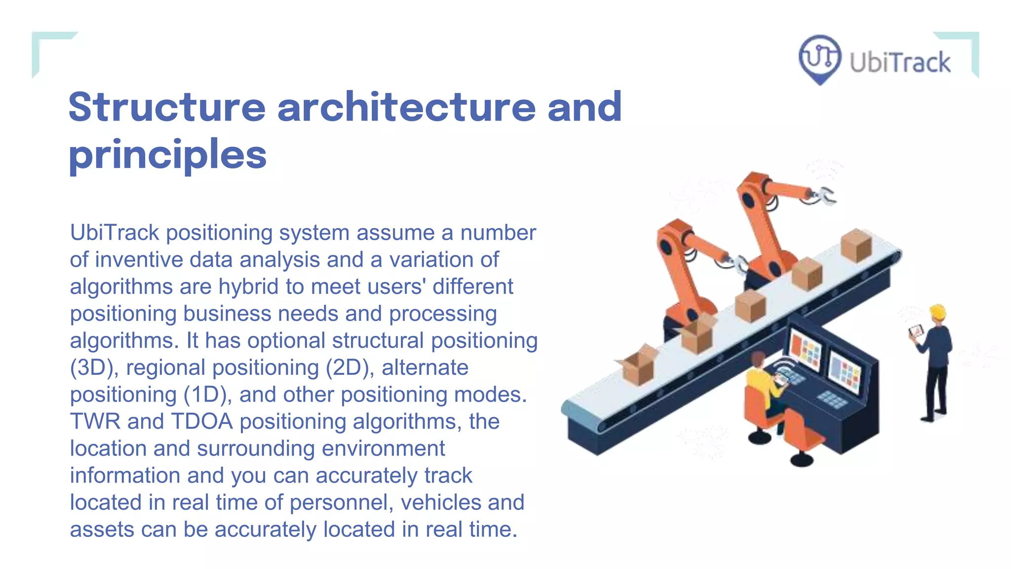 UWB Positioning System For Factory Solutions - UbiTrack.ppt