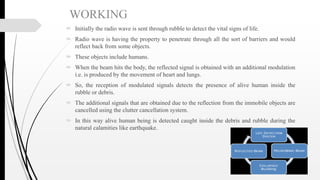 UWB radar as a life detection system | PPT