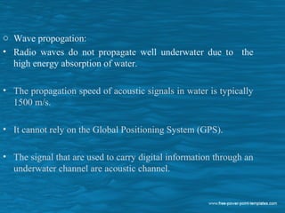 Under Water wireless communication | PPT