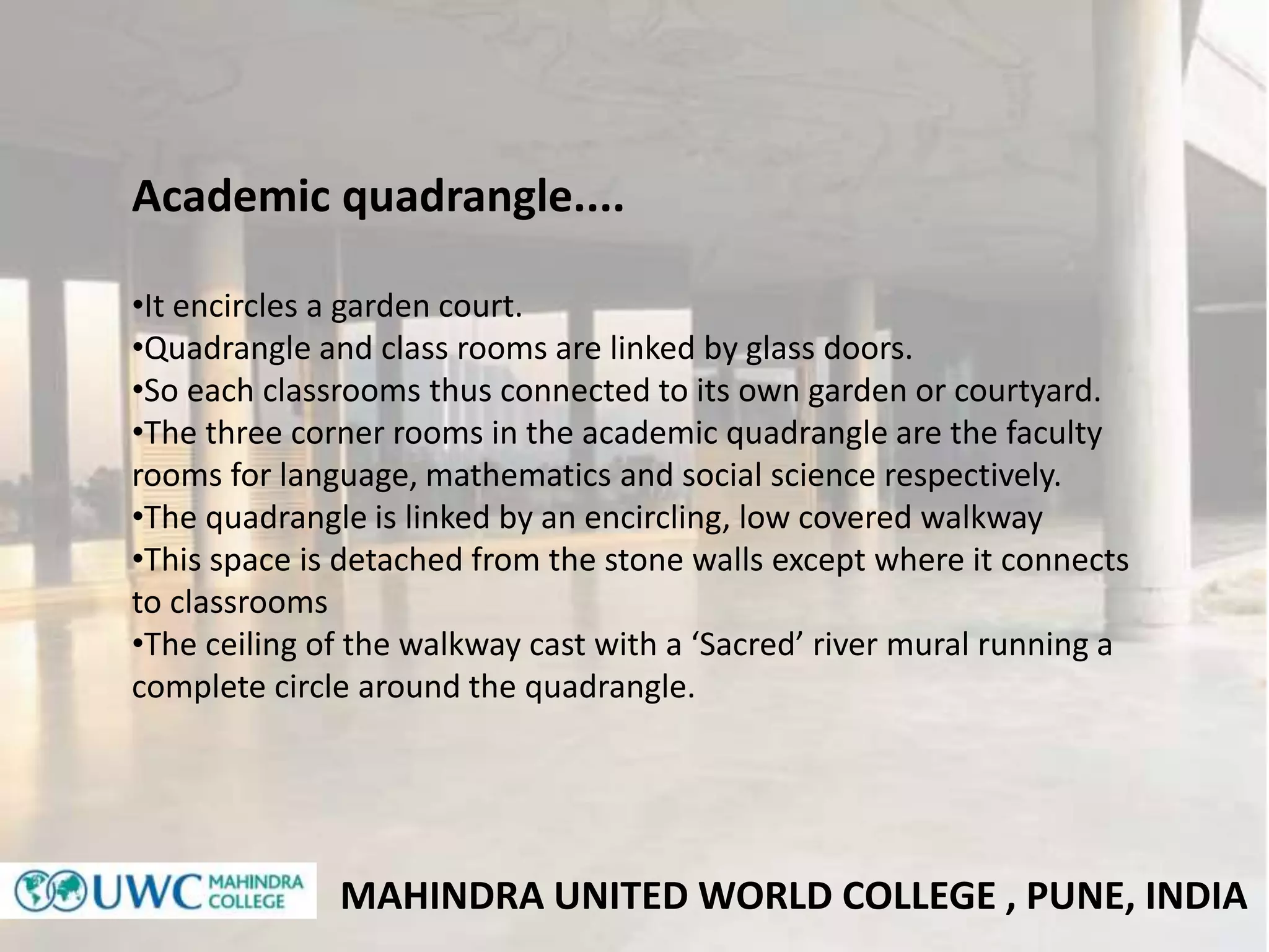 Uwc mahindra college | PPTX