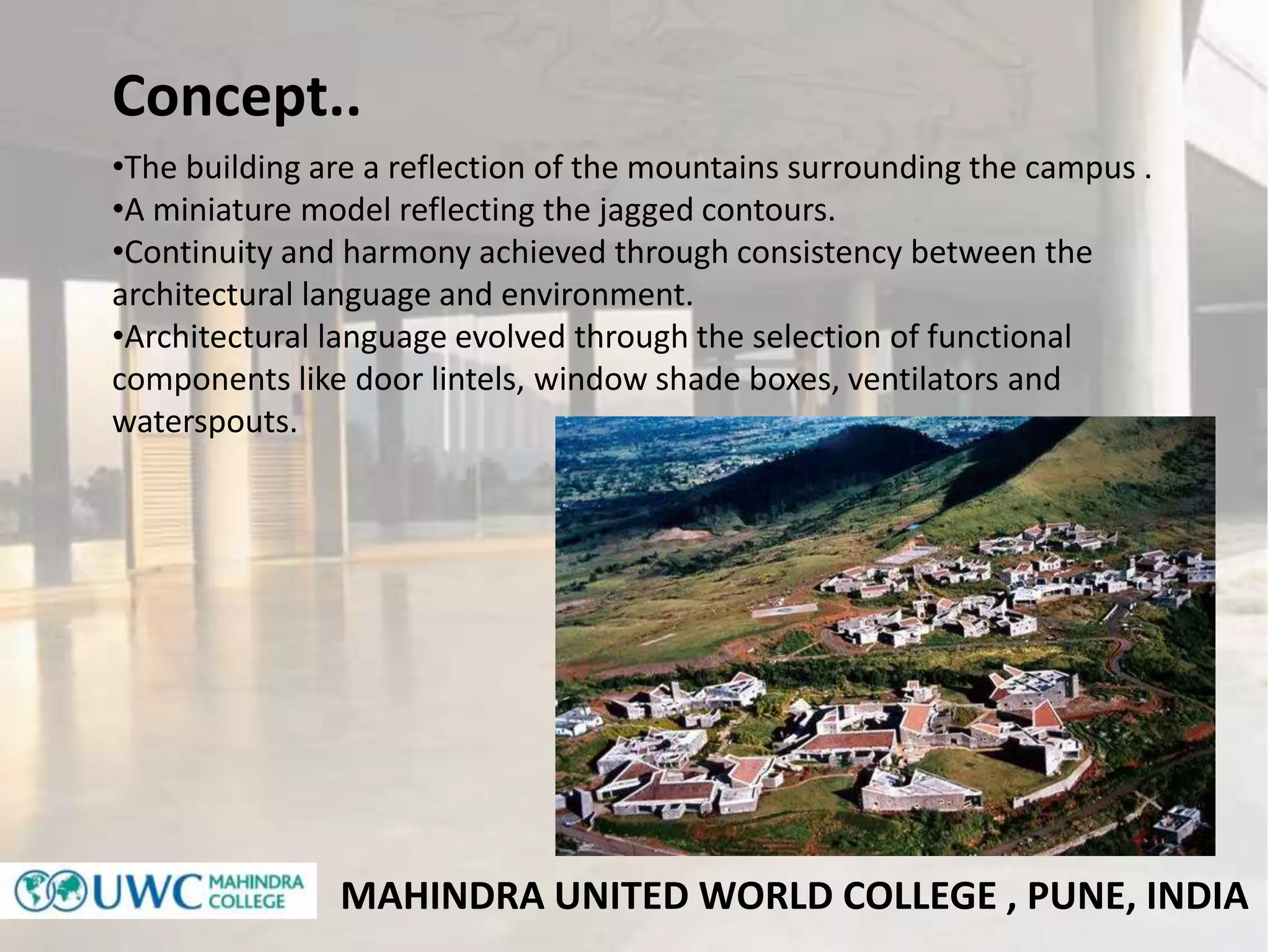 Uwc mahindra college | PPTX