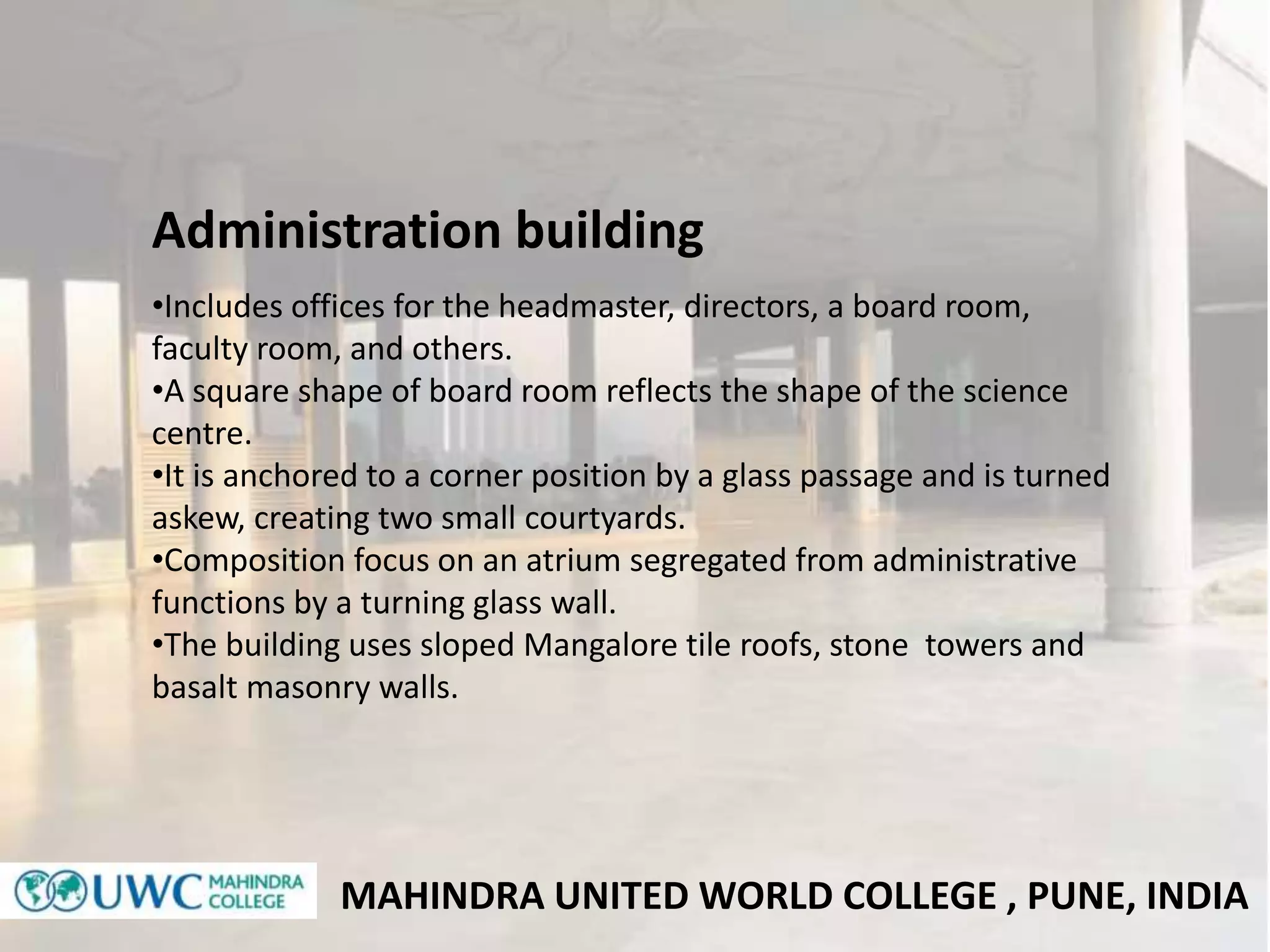 Uwc mahindra college | PPTX