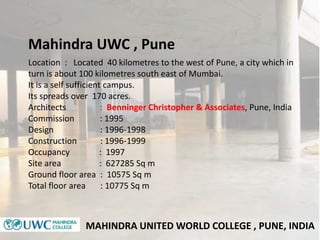 Uwc mahindra college | PPTX