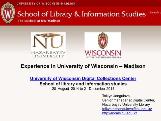 University of Wisconsin Digital Collections Center | PPT