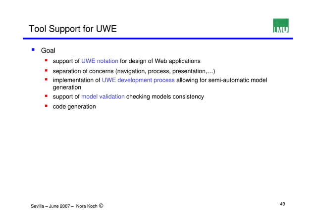 UML-based Web Engineering (UWE) | PDF | Web Development | Internet