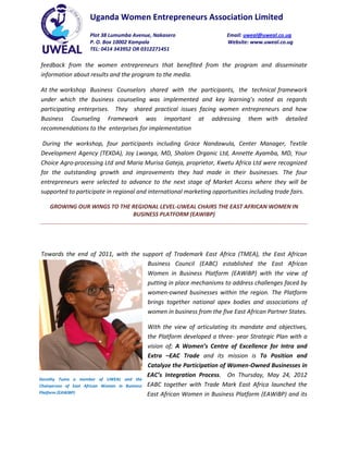 Uweal to date | PDF | Non-Profit Organizations | Industries