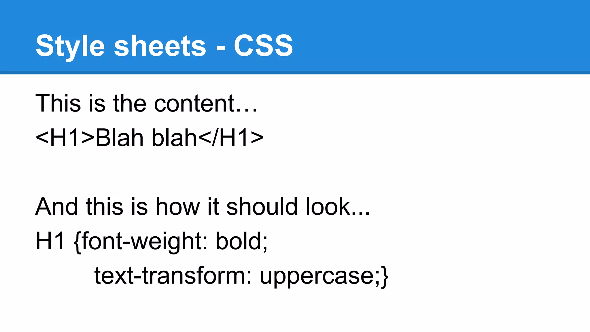 Separating Content And Layout Html Css And Some Web History Pdf Web Design And Html Internet