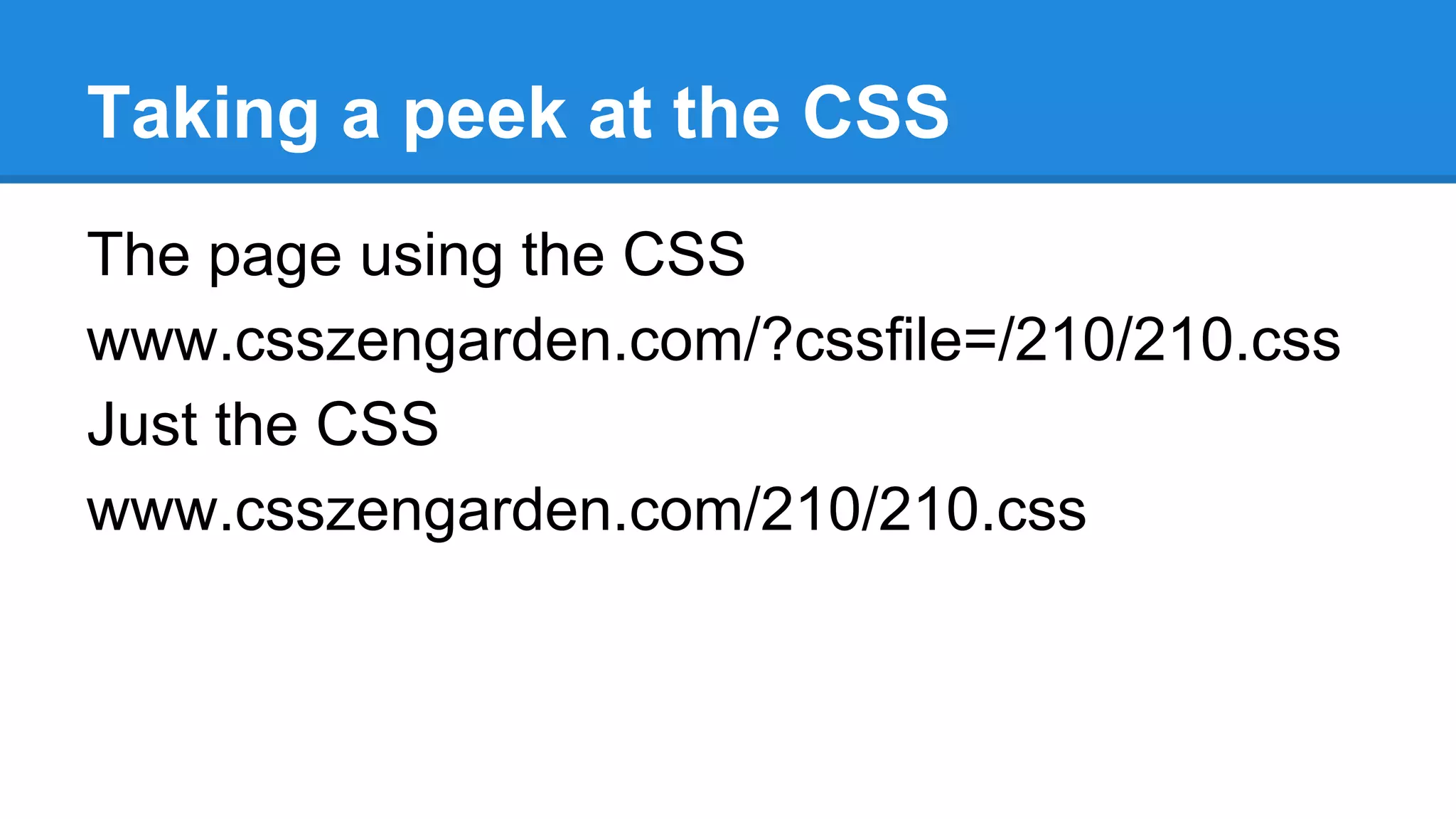 Separating Content And Layout Html Css And Some Web History Pdf Web Design And Html Internet