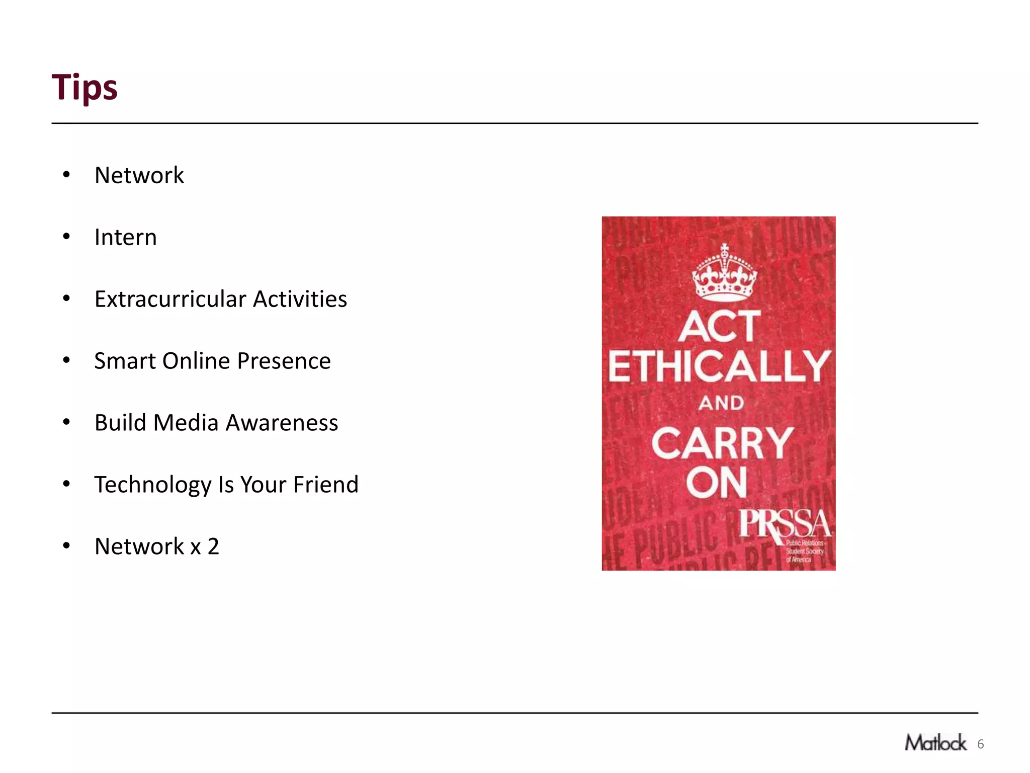 Presentation to University of West Georgia PR Students | PPTX