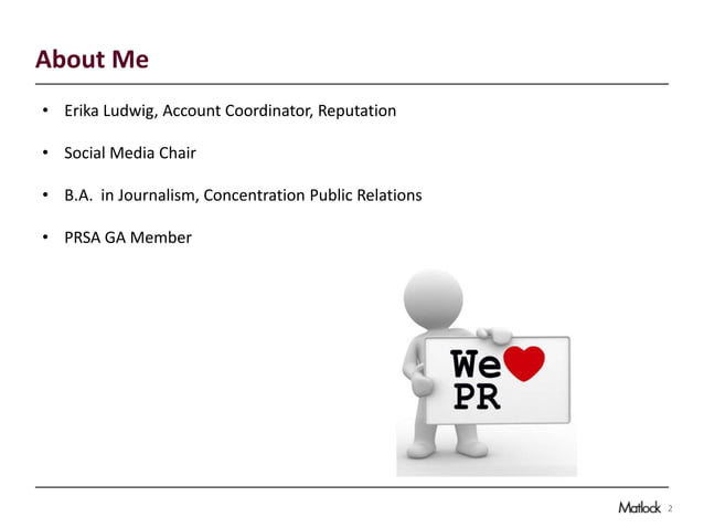 Presentation to University of West Georgia PR Students | PPT