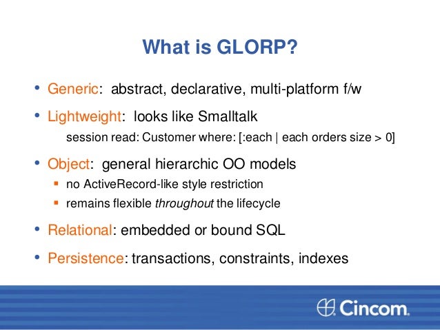 Glorp Tutorial Guide