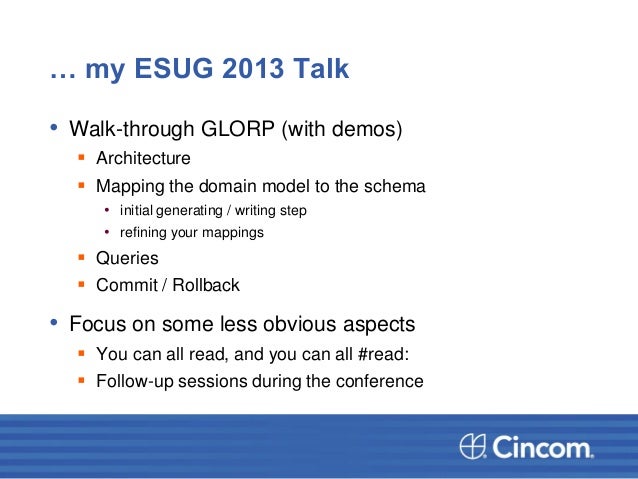 Glorp Tutorial Guide