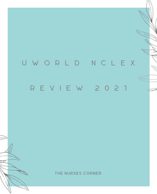 NCLEX RN REVIEW EXAM CONTENT BLUE BOOK PDF | PDF