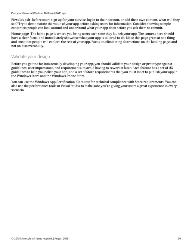 User experience guidelines for Universal Windows Platform (UWP) appsUwp ...
