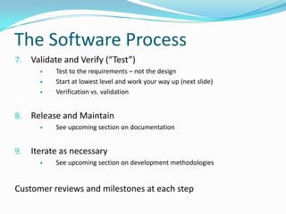 Software Requirements and Design Process in the Aerospace Industry | PPTX