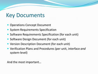 Software Requirements and Design Process in the Aerospace Industry | PPTX