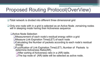 Grid Based Fuzzy Optimized Routing Protocol for Under Water Sensor Network | PPT