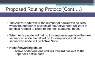 Grid Based Fuzzy Optimized Routing Protocol for Under Water Sensor Network | PPT