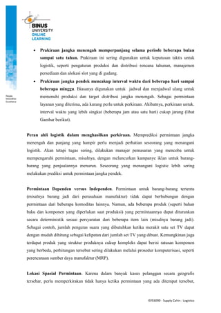 LN3 - Forecasting Logistics Requirement | PDF