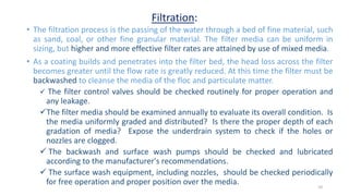 Operation & maintenance aspects of a Water treatment plant. | PDF