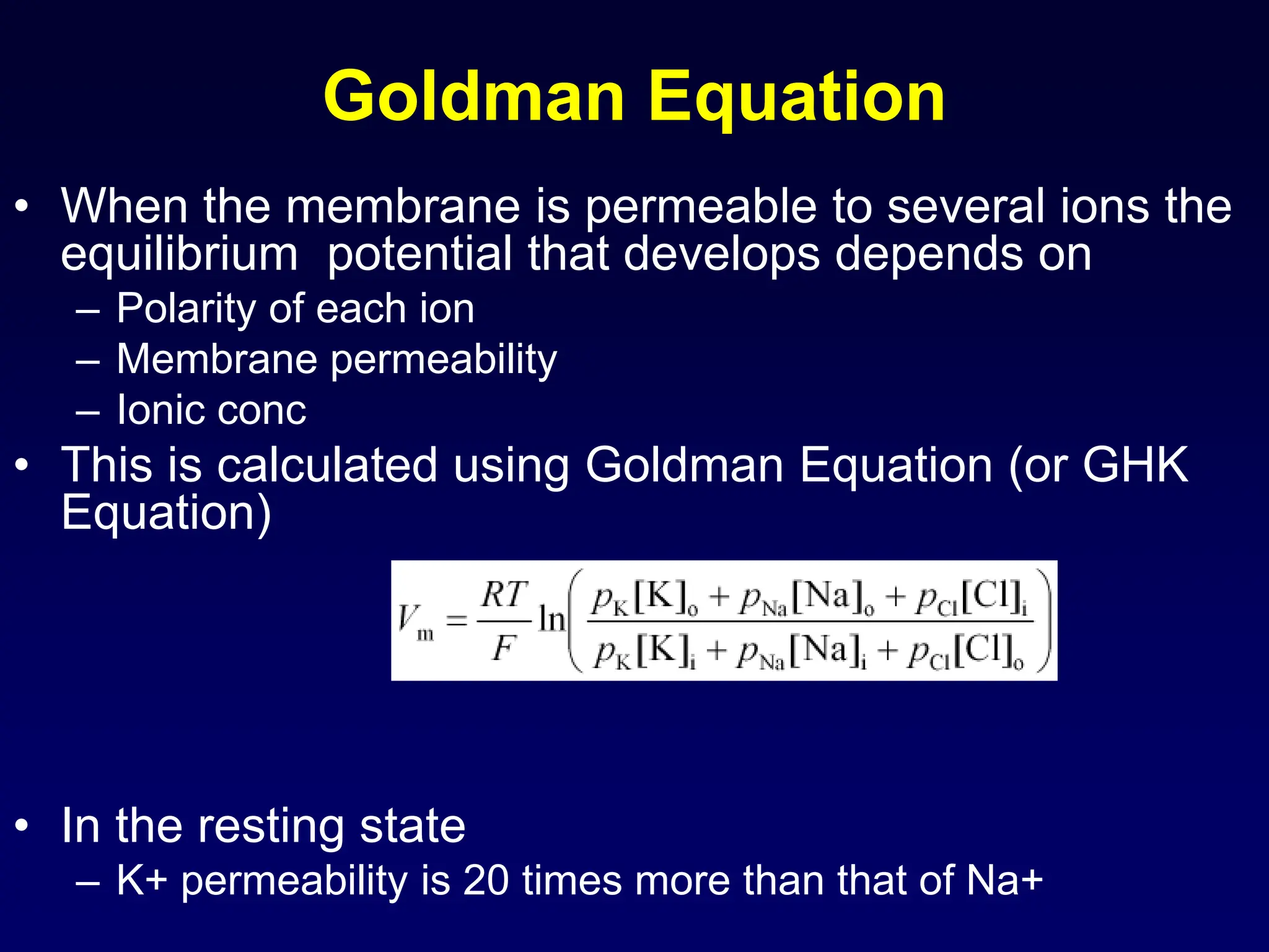 Nerve and Resting Membrane and Action Potentials | PPT
