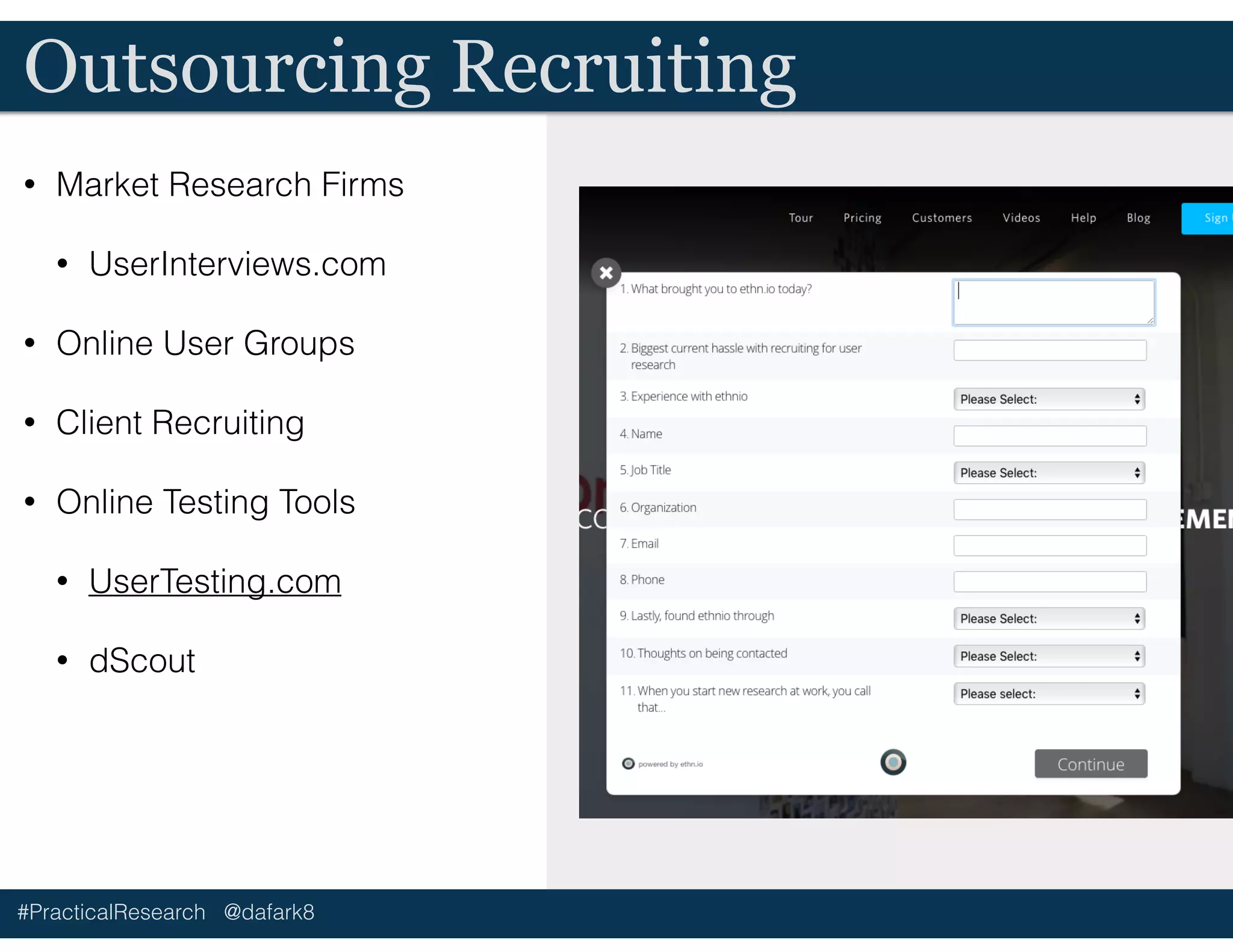 UX Field Research Basics | PPT
