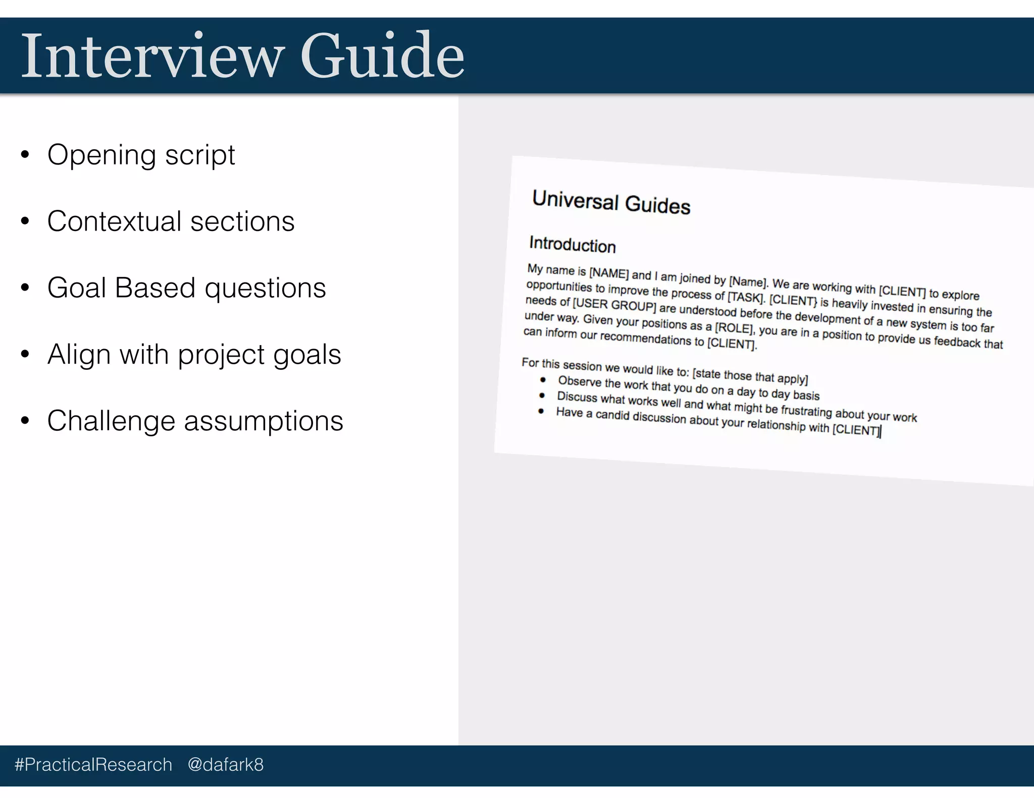 UX Field Research Basics | PPT