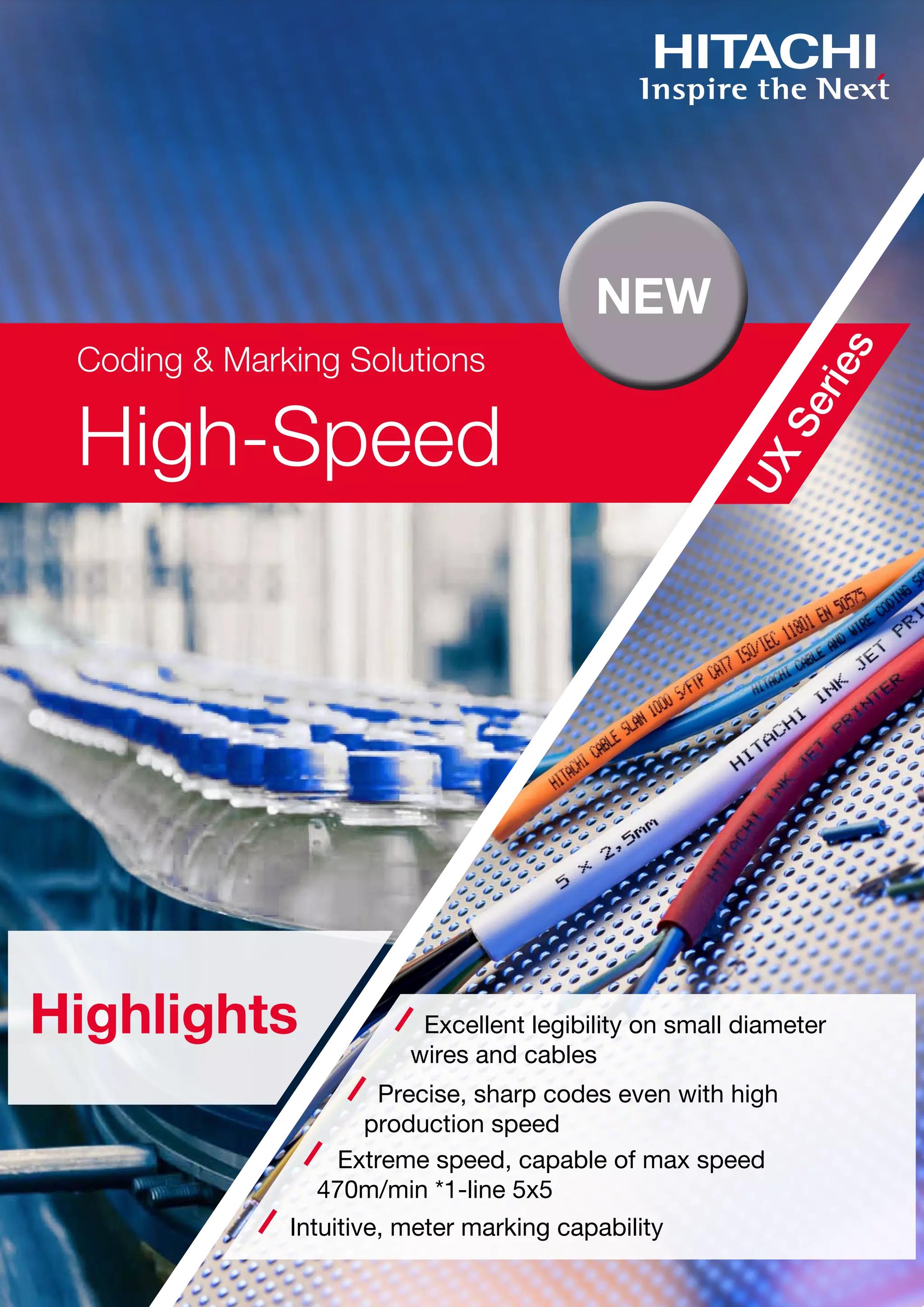 Hitachi - High Speed industrial inkjet printer | PDF