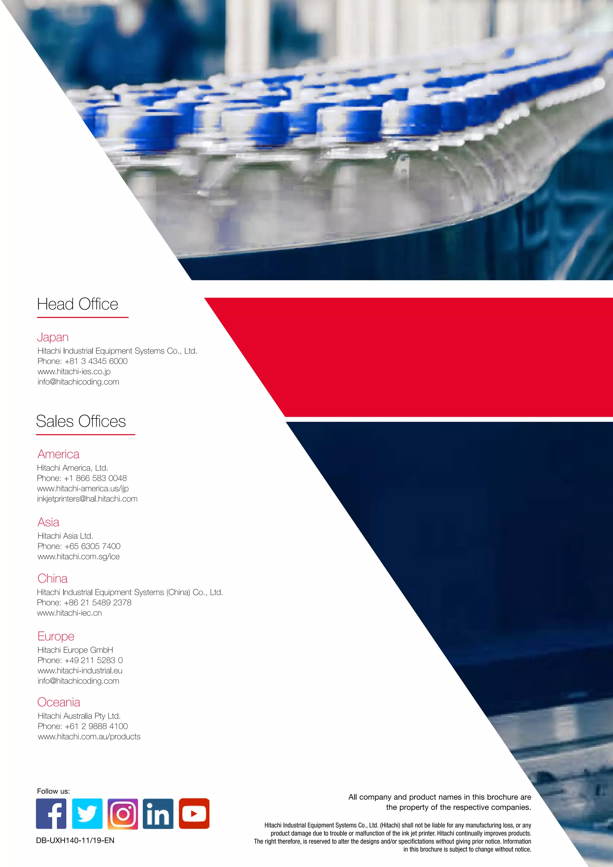 Hitachi - High Speed industrial inkjet printer | PDF