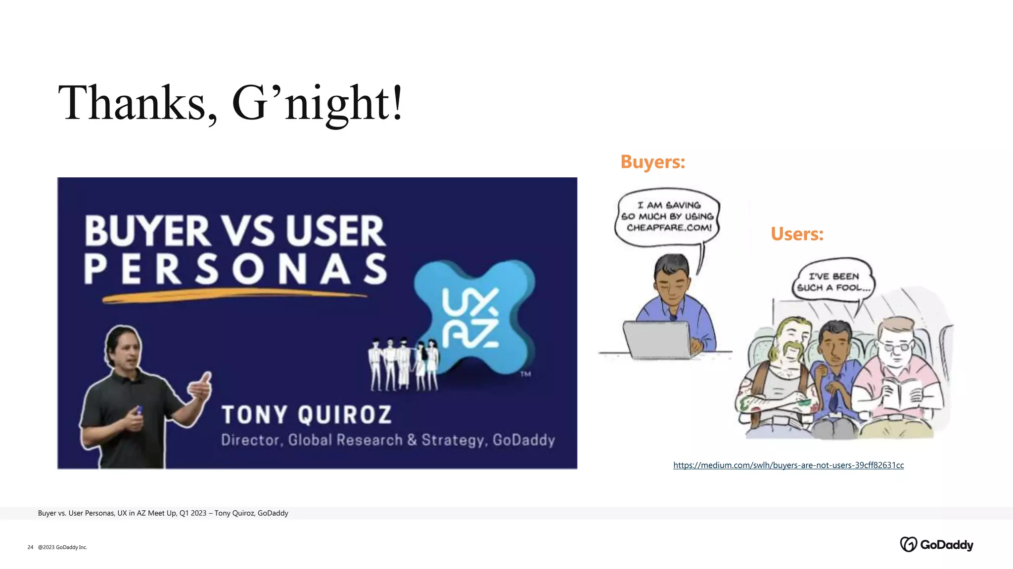 Buyer vs User Personas | PPTX