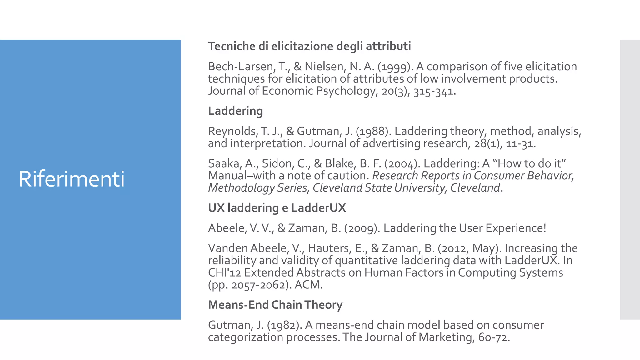 (Ux) Laddering | PPT