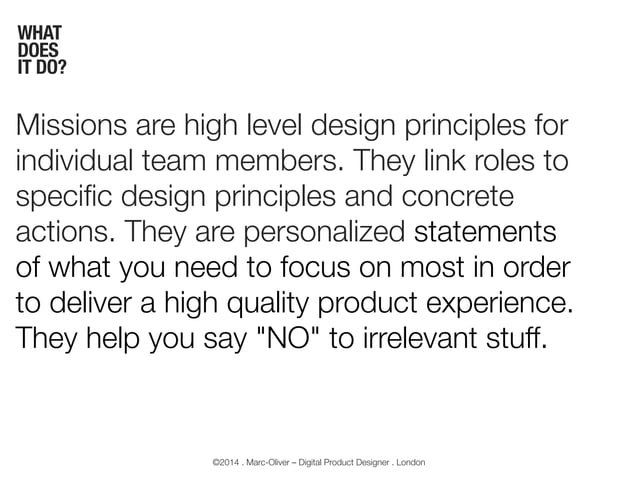 UX Tools for Agile Teams – Design Mission | PPT