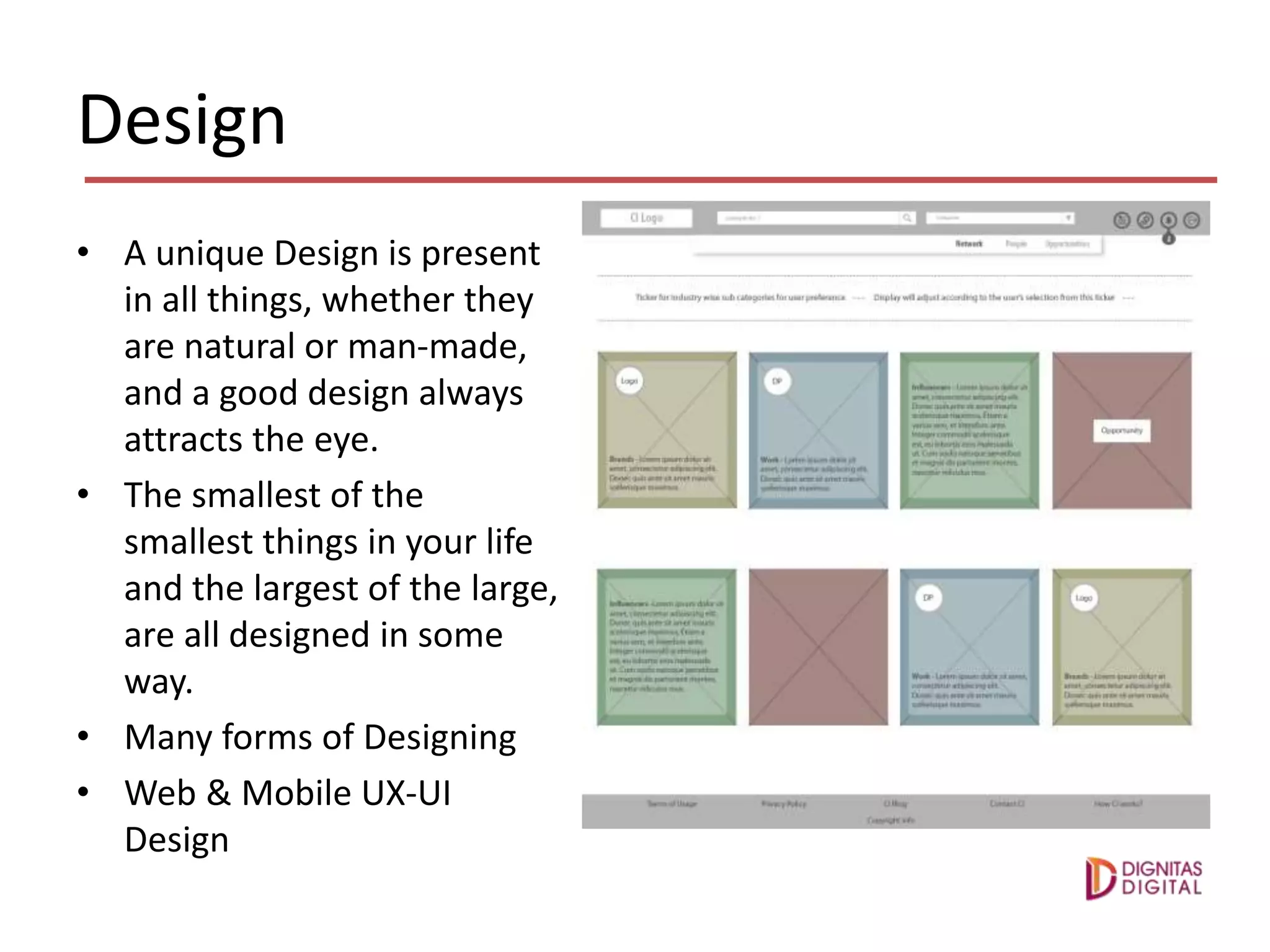 UI / UX Design Presentation | PPTX
