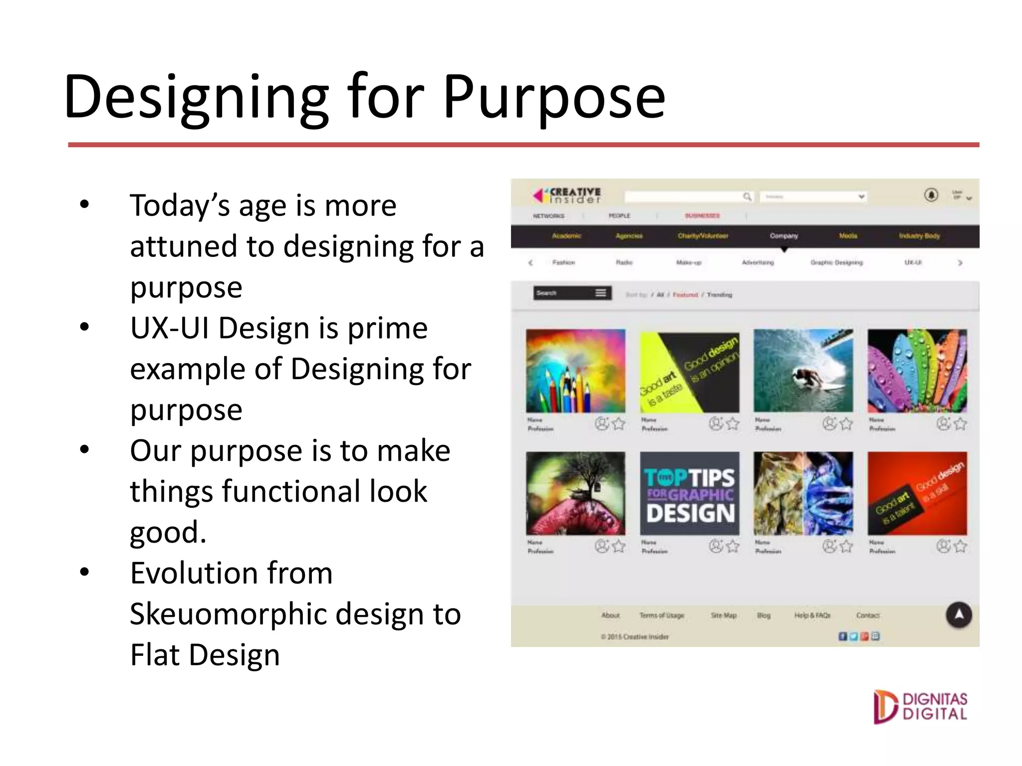 UI / UX Design Presentation | PPTX