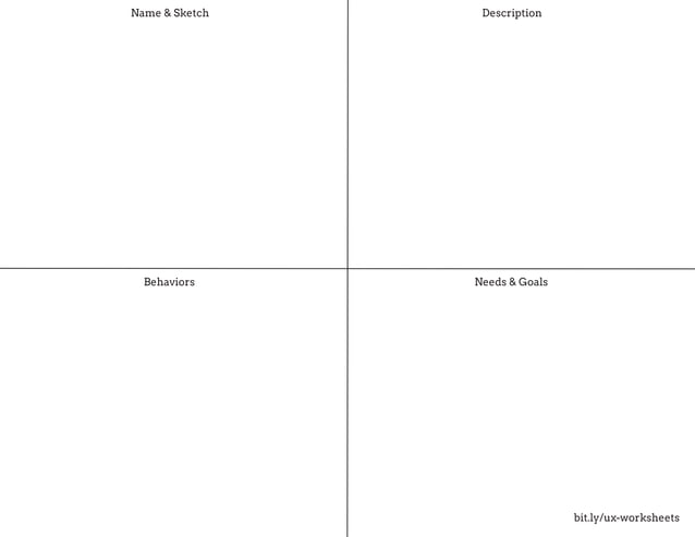 Lean UX Worksheets | PPT