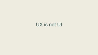 UX101 | PPT